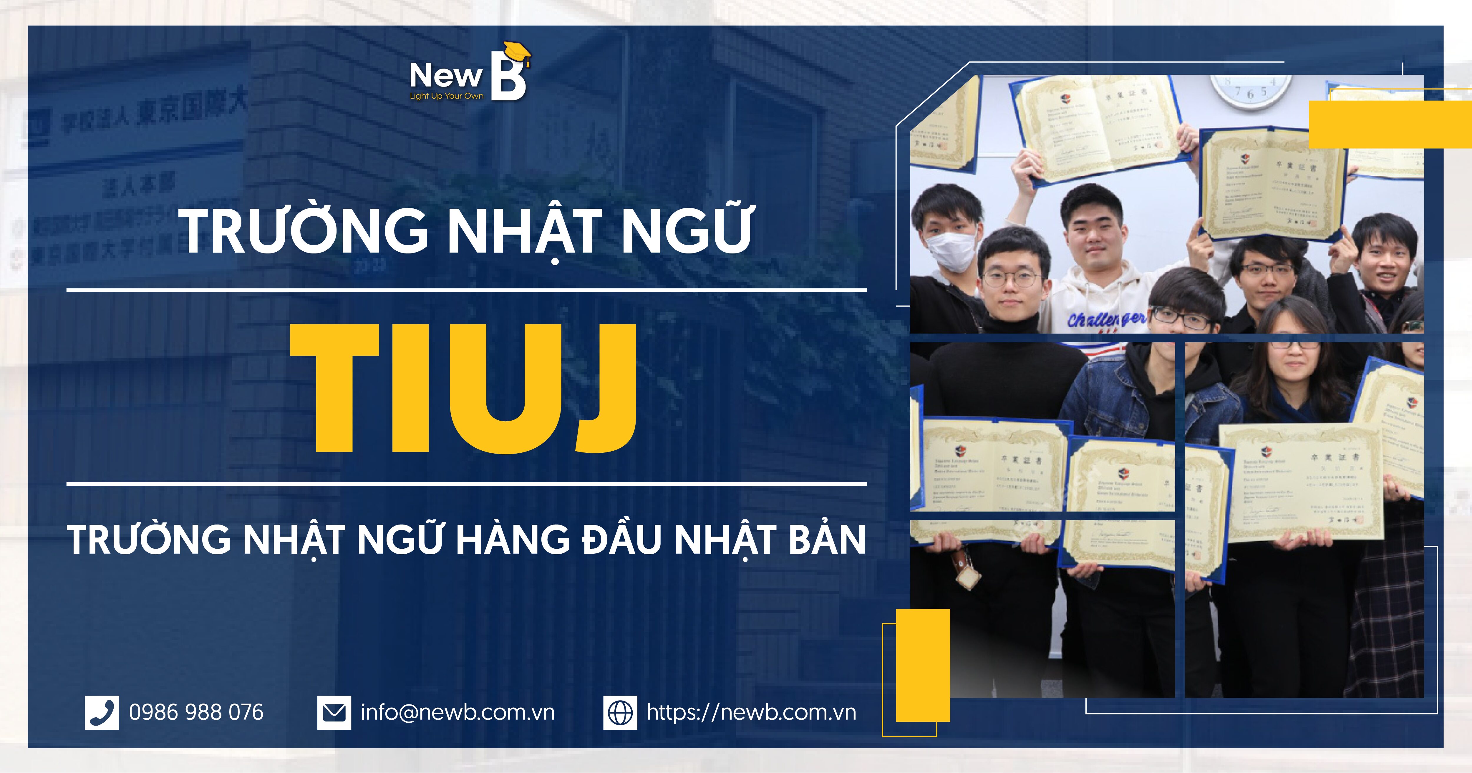 TỔNG QUAN VỀ TRƯỜNG NHẬT NGỮ TIUJ - Công ty cổ phần NEW B Việt Nam